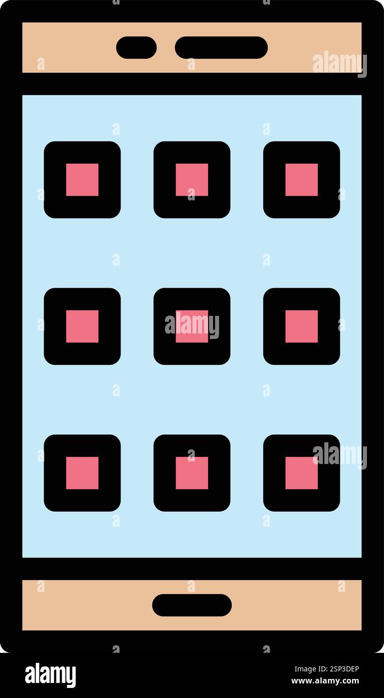Apps Vector Icon Design Illustration Stock Vector Image & Art - Alamy