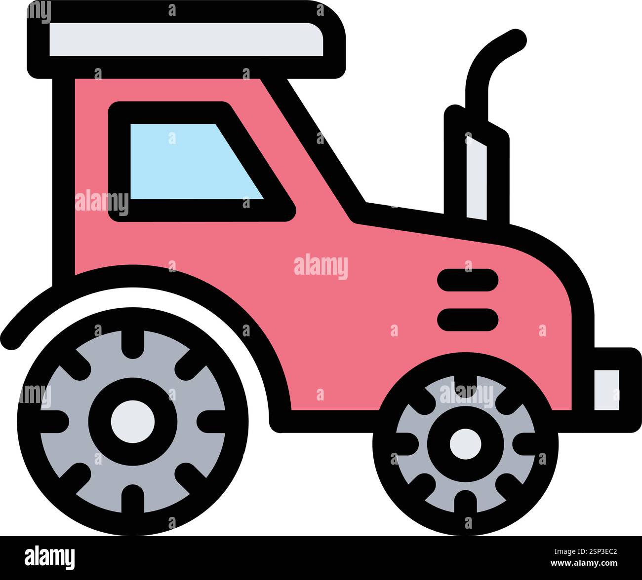 Tractor Vector Icon Design Illustration Stock Vector Image & Art - Alamy