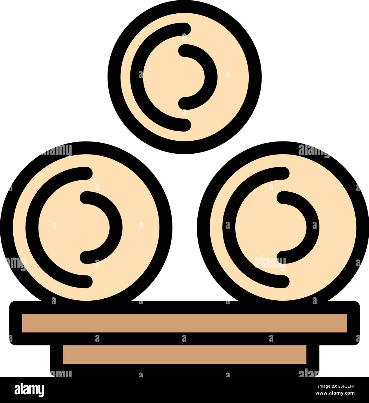 Hay pack Stock Vector Images - Alamy