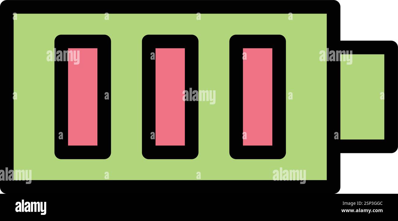 Battery Vector Icon Design Illustration Stock Vector Image & Art - Alamy