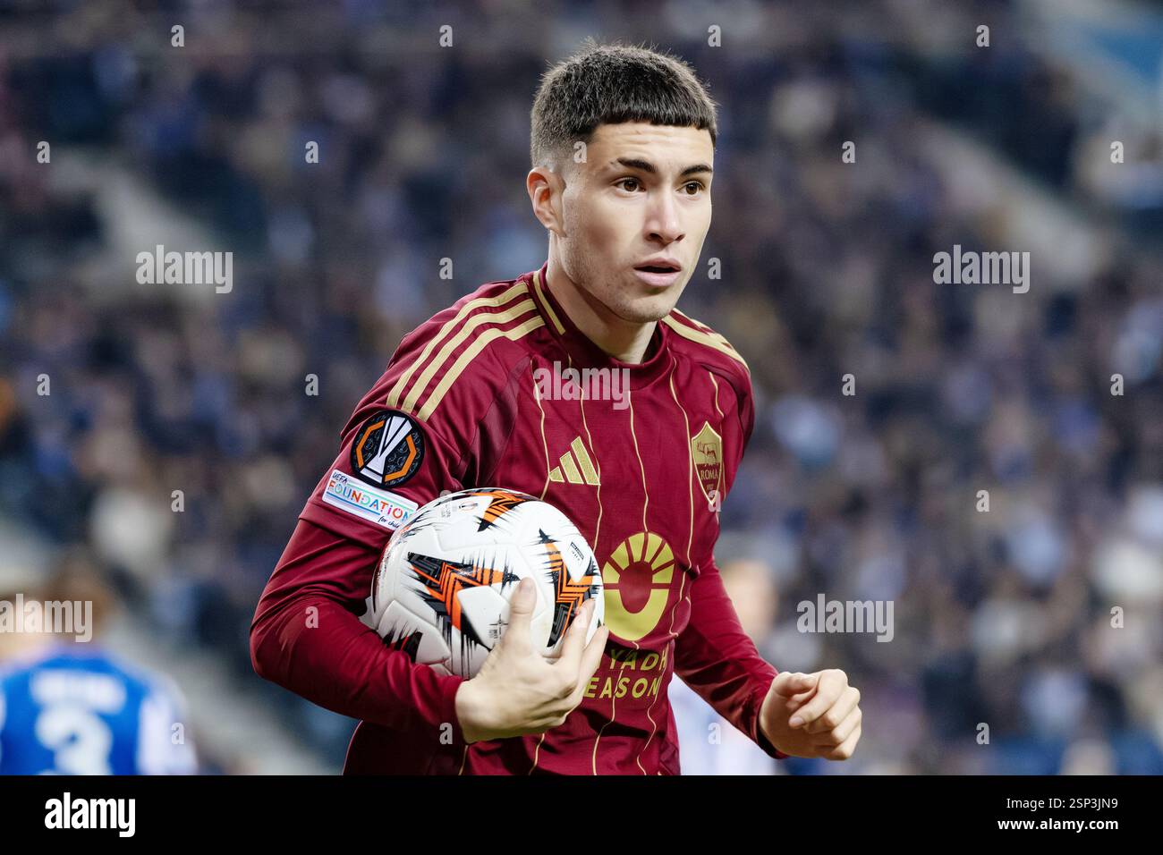 Matias Soule of Roma during the UEFA Europa League, Knockout phase play ...