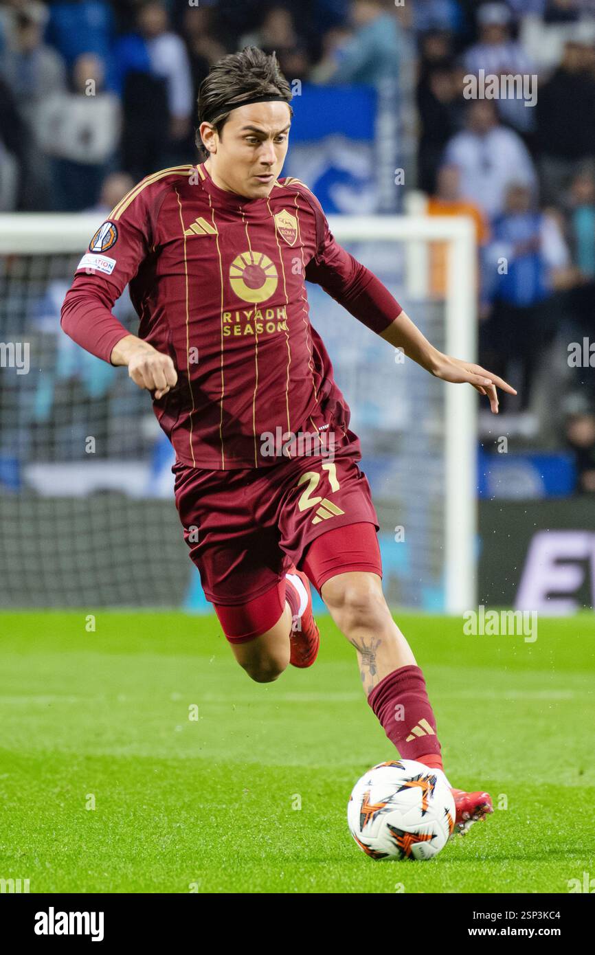 Paulo Dybala of Roma during the UEFA Europa League, Knockout phase play ...