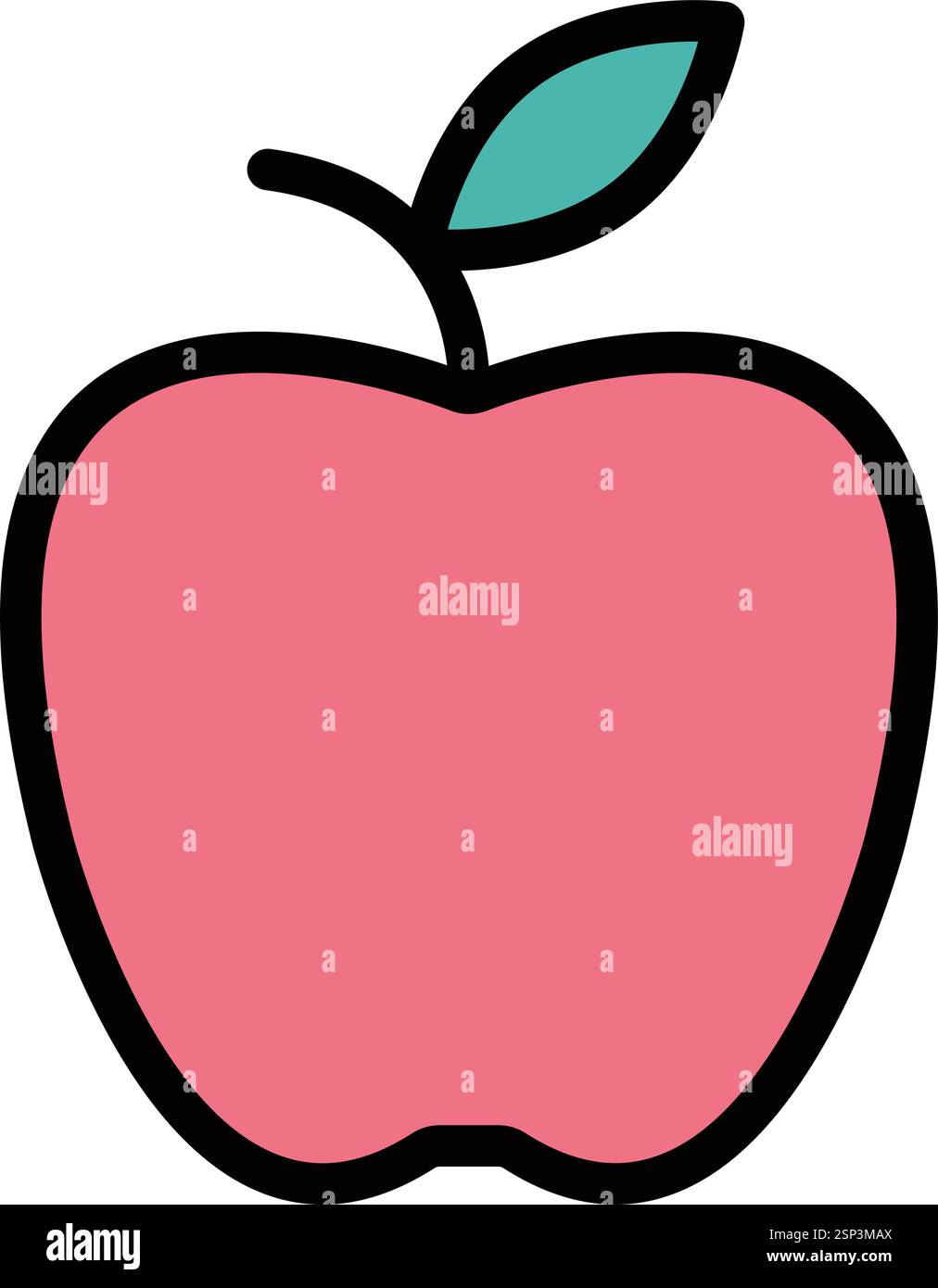 Apple Vector Icon Design Illustration Stock Vector Image & Art - Alamy