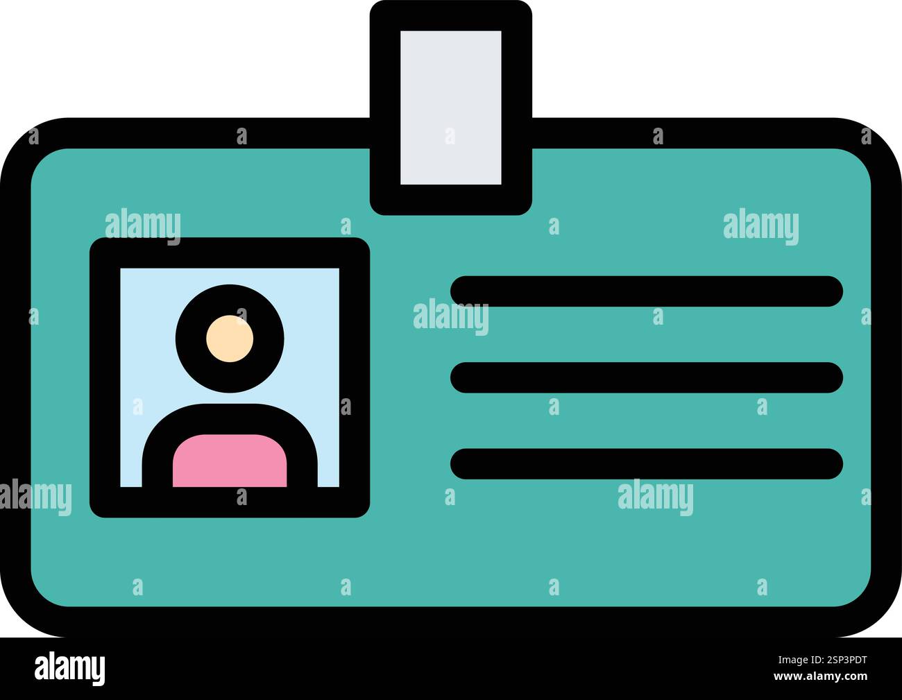 Id card vector vectors hi-res stock photography and images - Alamy