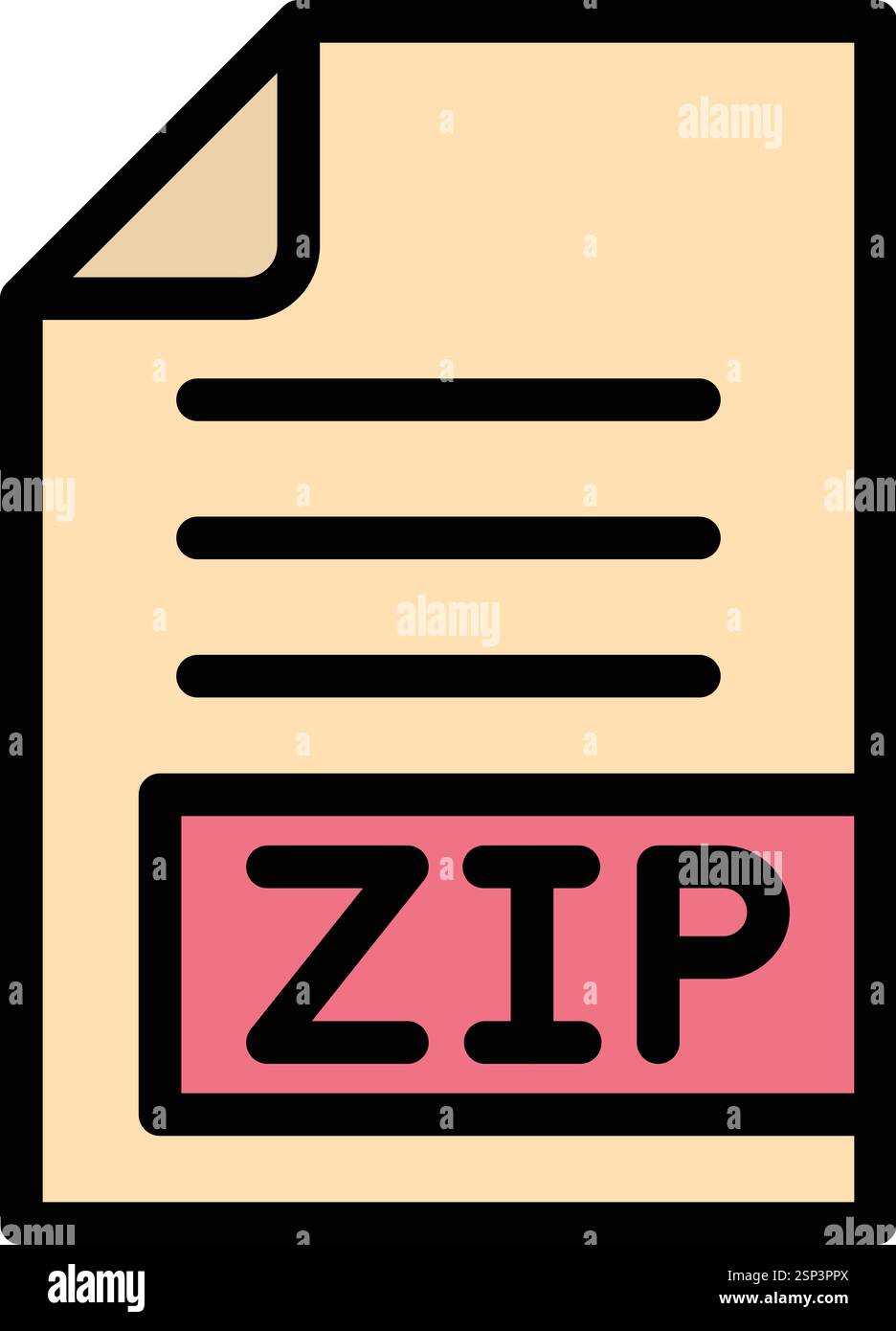 Zip vector vectors hi-res stock photography and images - Alamy