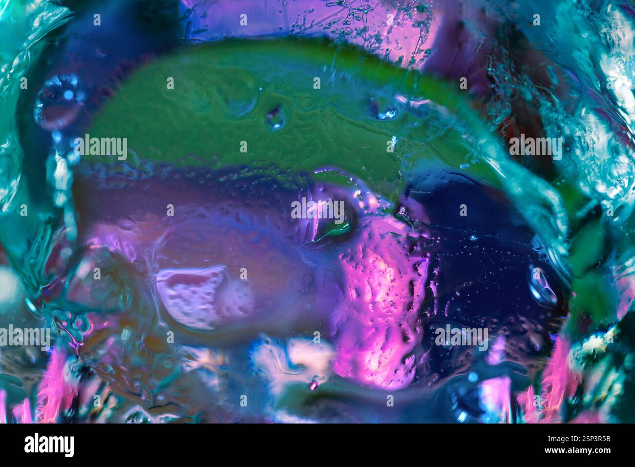 Abstract colorful ice texture background Stock Photo - Alamy