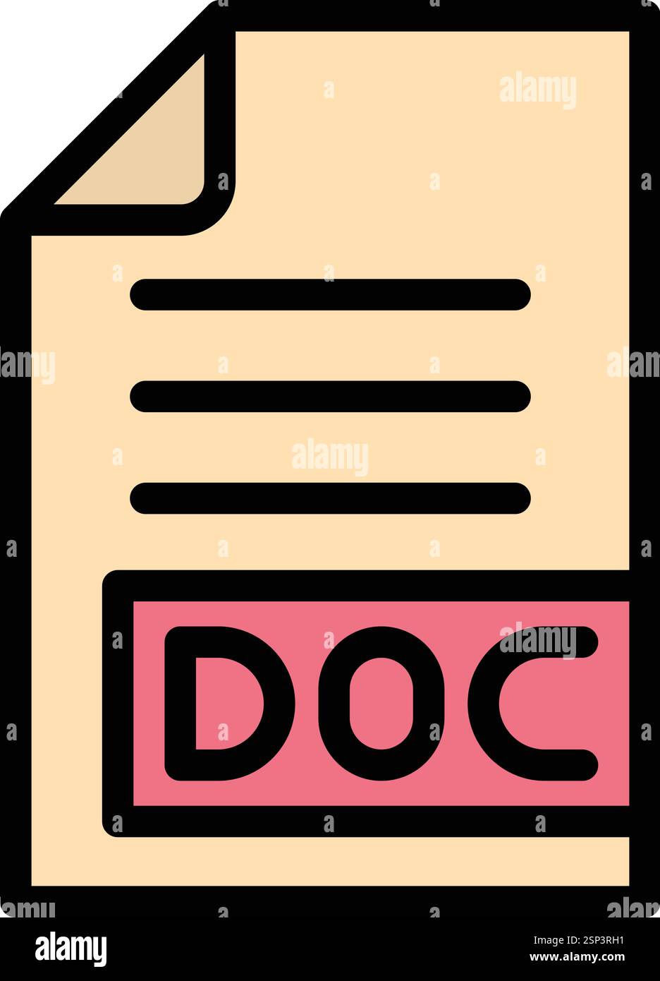 Doc file web design Stock Vector Images - Alamy