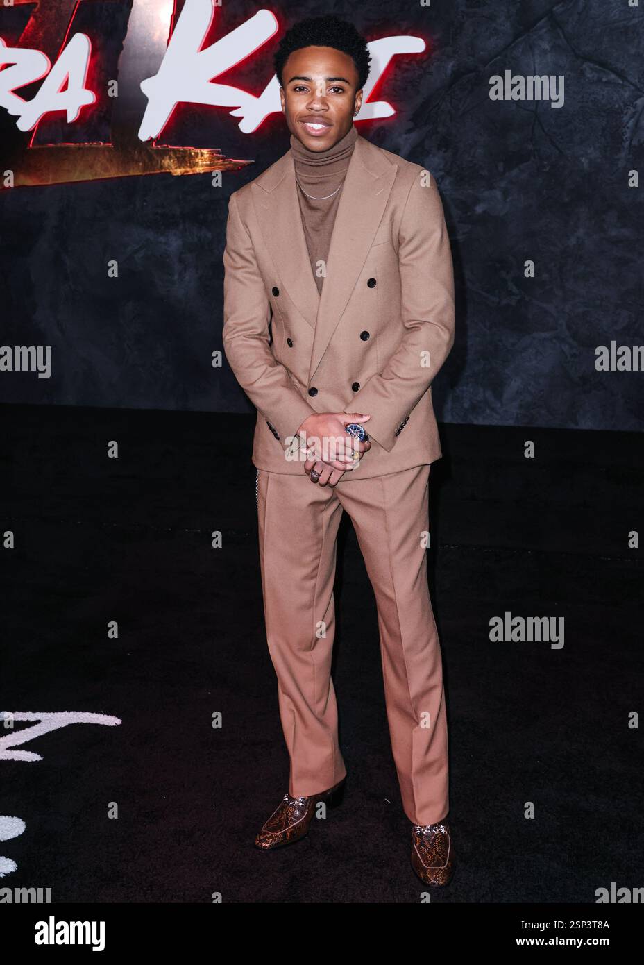 HOLLYWOOD, LOS ANGELES, CALIFORNIA, USA - FEBRUARY 12: Dallas Dupree ...