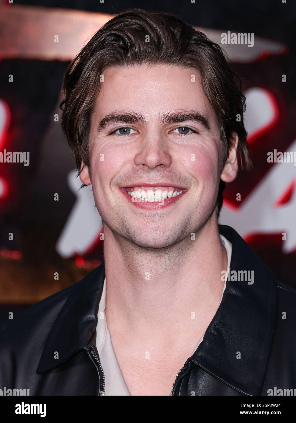 HOLLYWOOD, LOS ANGELES, CALIFORNIA, USA - FEBRUARY 12: Patrick Luwis ...