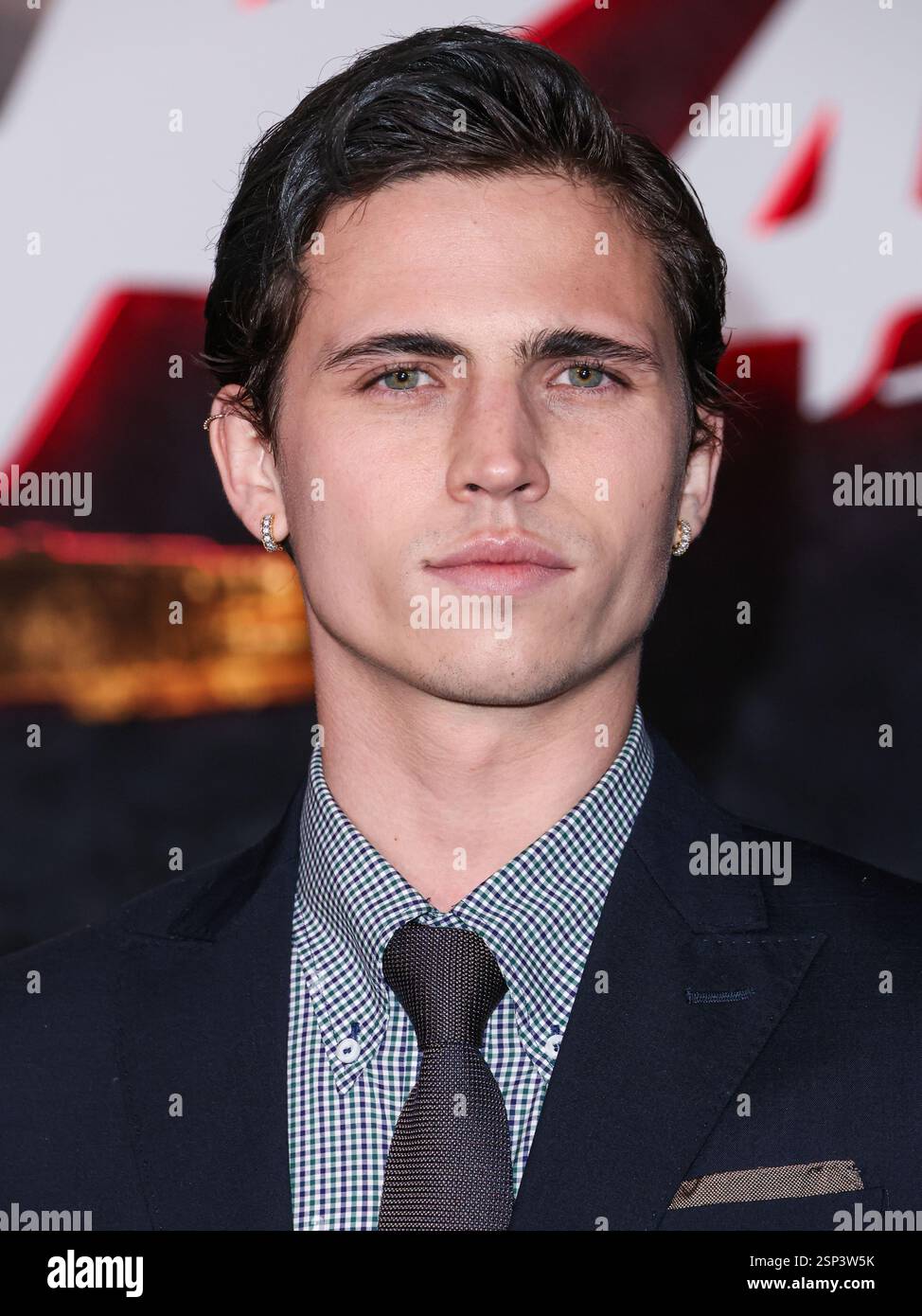 HOLLYWOOD, LOS ANGELES, CALIFORNIA, USA - FEBRUARY 12: Tanner Buchanan ...