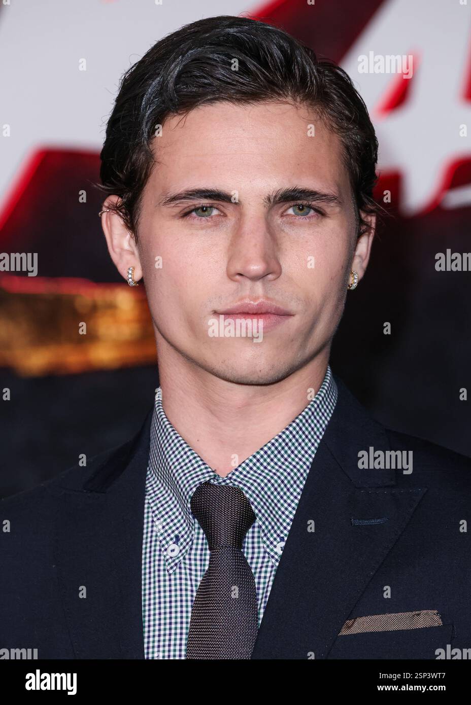 HOLLYWOOD, LOS ANGELES, CALIFORNIA, USA - FEBRUARY 12: Tanner Buchanan ...