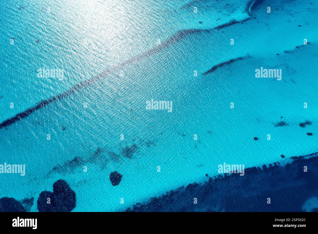 Seascape background. Drone view. Seabed texture. Natural background ...