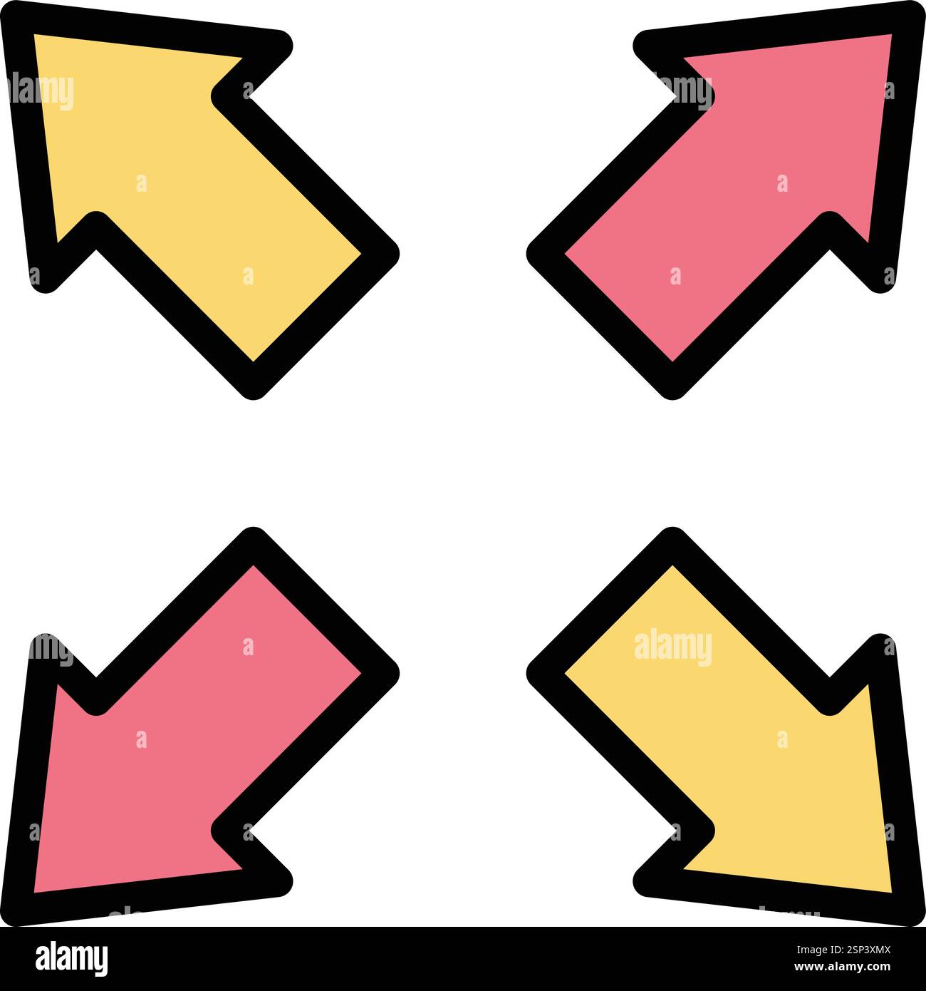 Expand icon vector hi-res stock photography and images - Alamy
