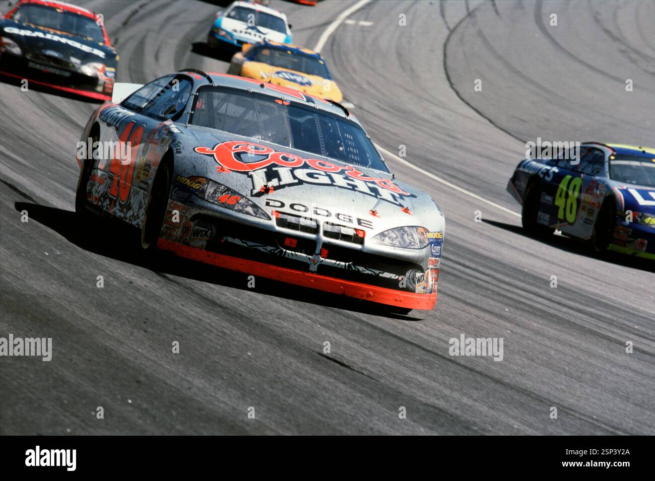 Sterling Marlin. 2003 Bass Pro Shops MBNA 500. NASCAR Stock Photo - Alamy