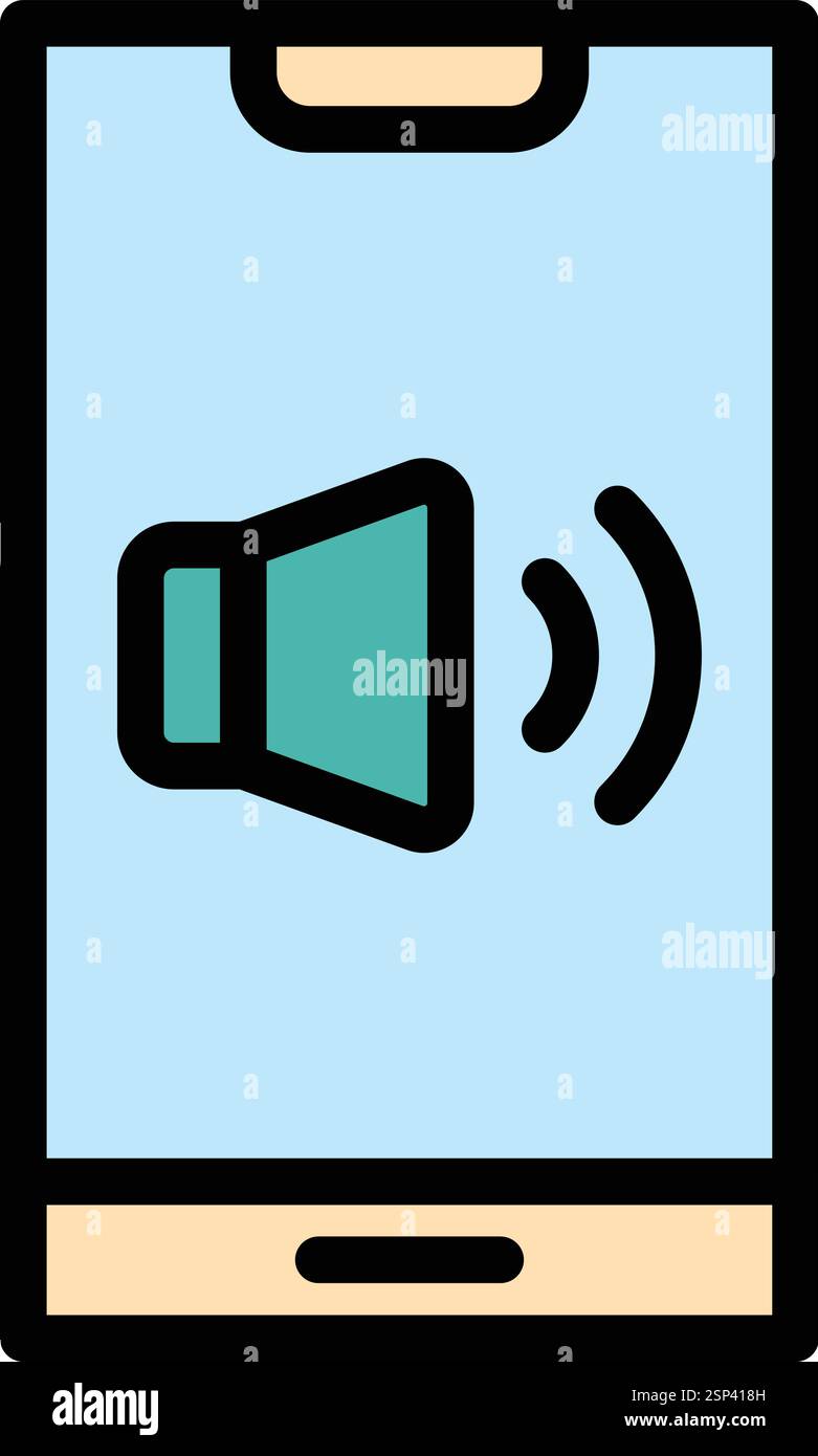 Speaker Vector Icon Design Illustration Stock Vector Image & Art - Alamy