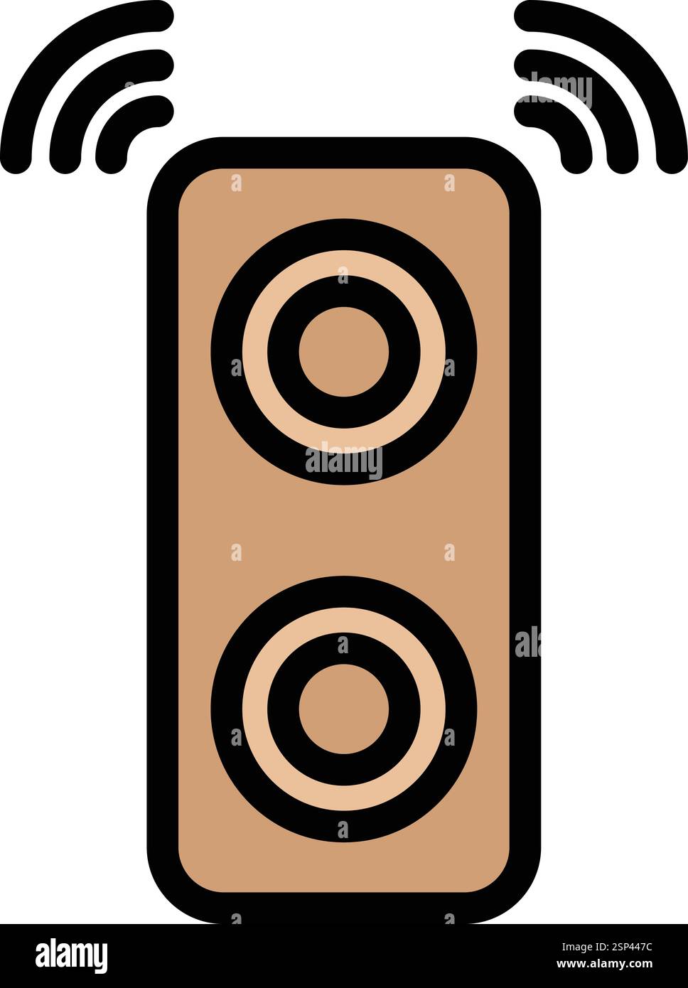 Speaker Vector Icon Design Illustration Stock Vector Image & Art - Alamy