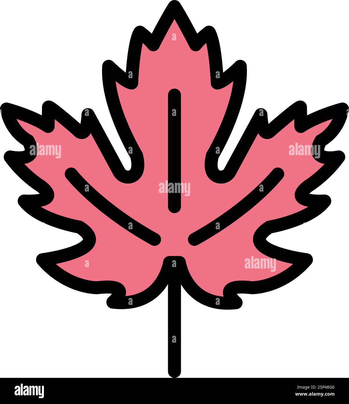 Pixel maple leaf Stock Vector Images - Alamy