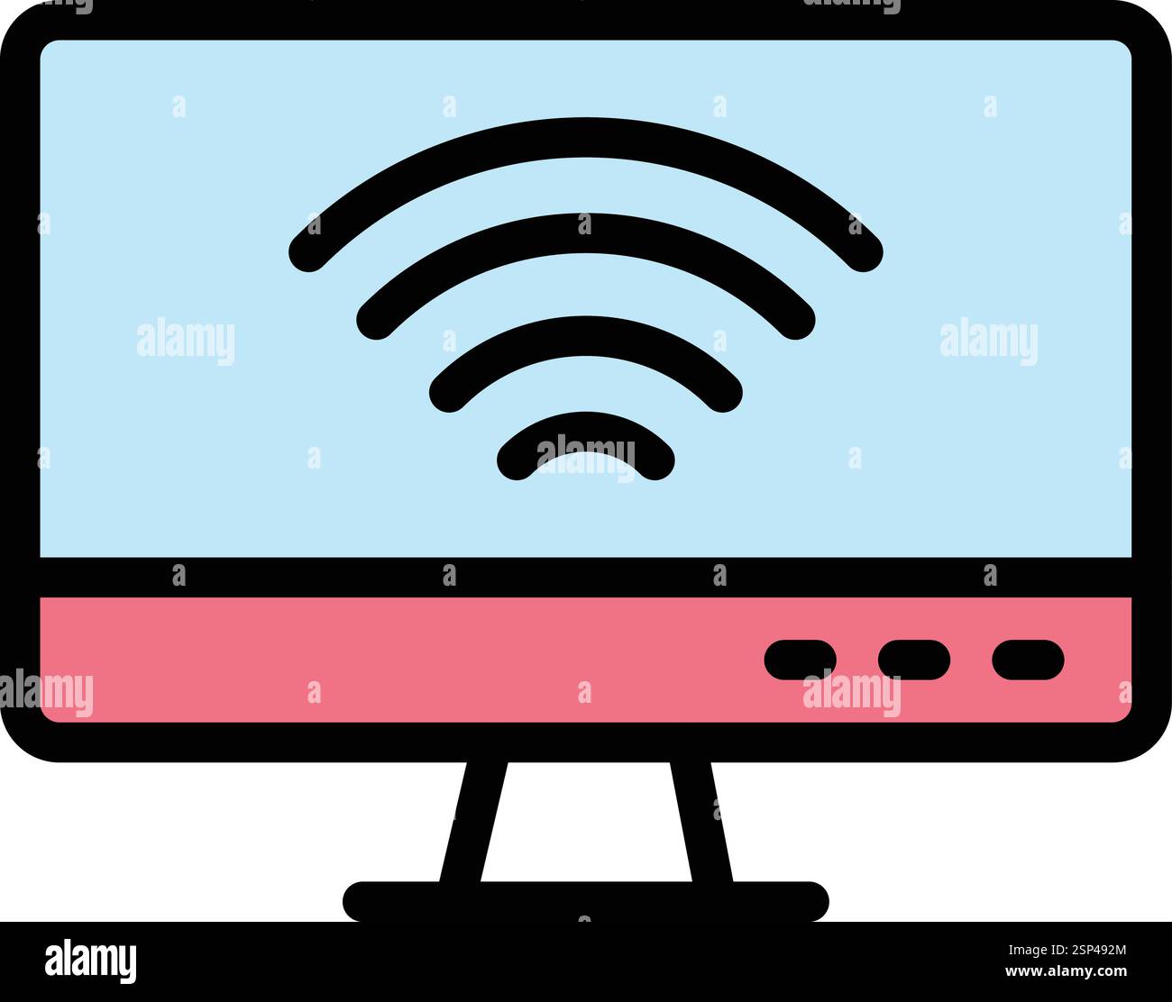 LCD Vector Icon Design Illustration Stock Vector Image & Art - Alamy