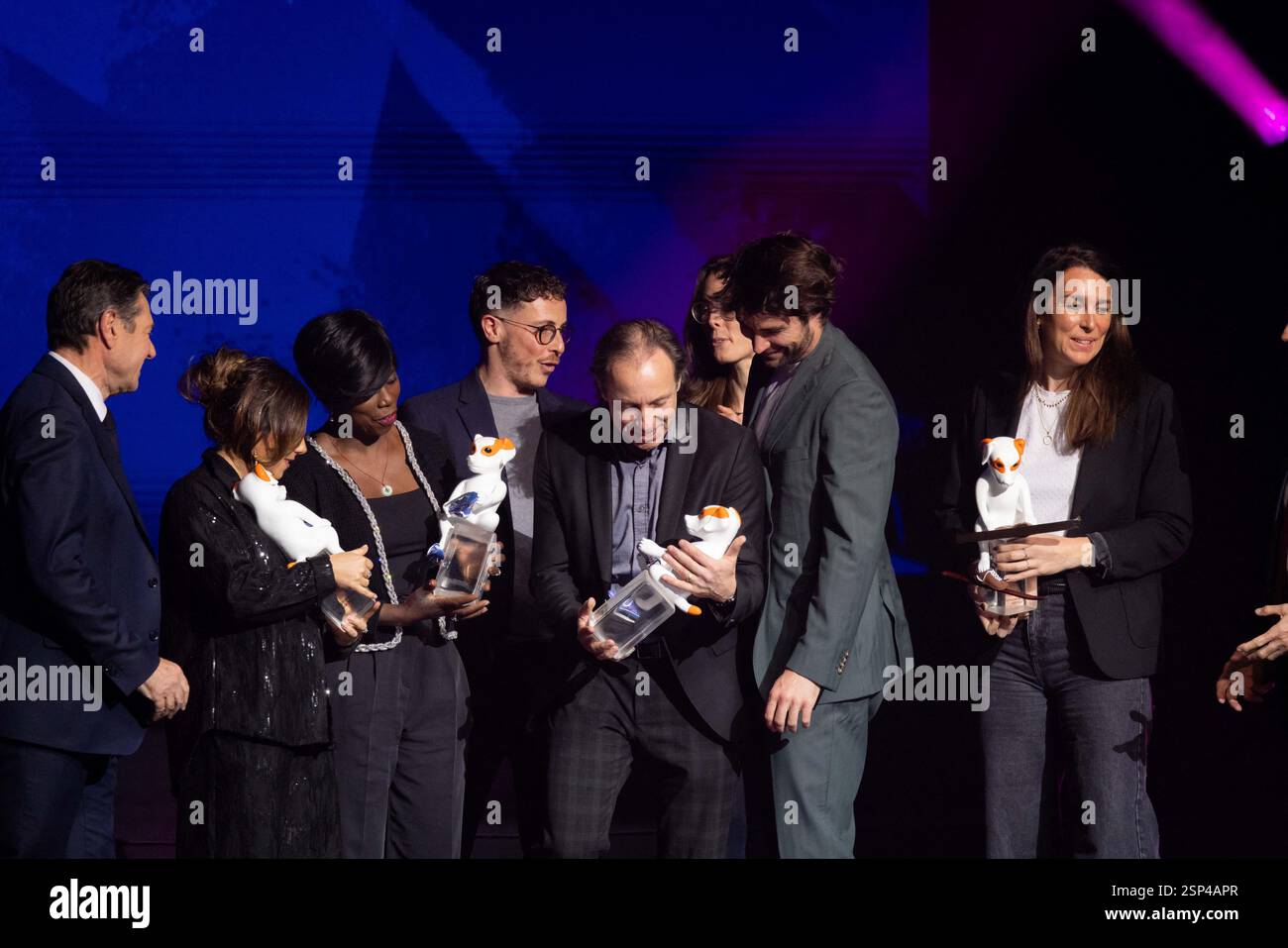 Nice, France. 13th Feb, 2025. Renaud Muselier and Christian Estrosi and ...