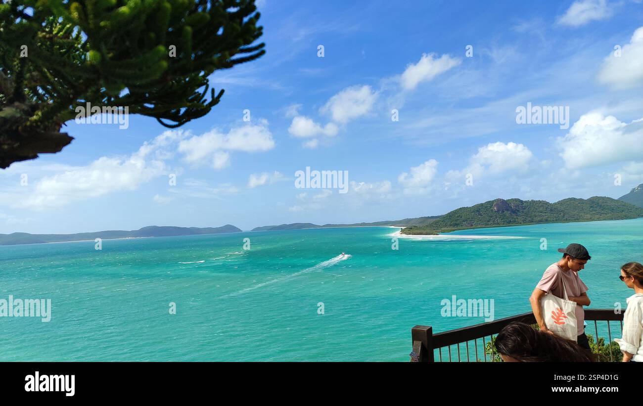Hill Inlet, Whitehaven Beach, Whitsunday Island, Queensland, Australia ...
