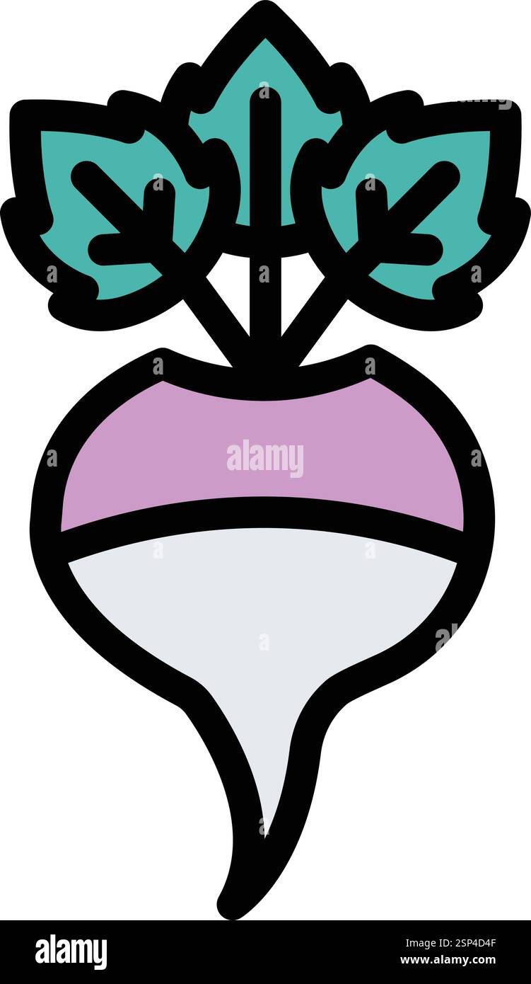 Turnip 1 Stock Vector Images - Alamy