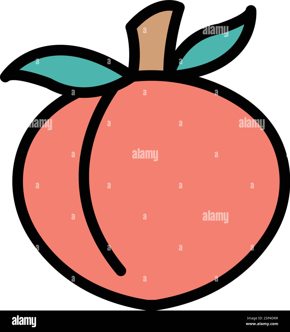 Peach iconography hi-res stock photography and images - Alamy