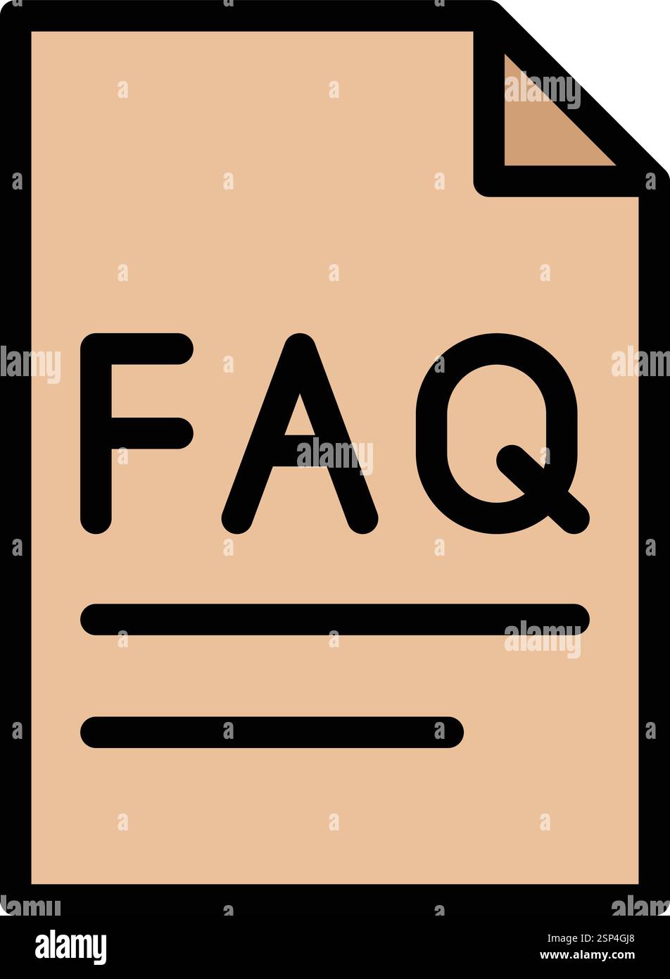 Faq icon vector vectors hi-res stock photography and images - Alamy