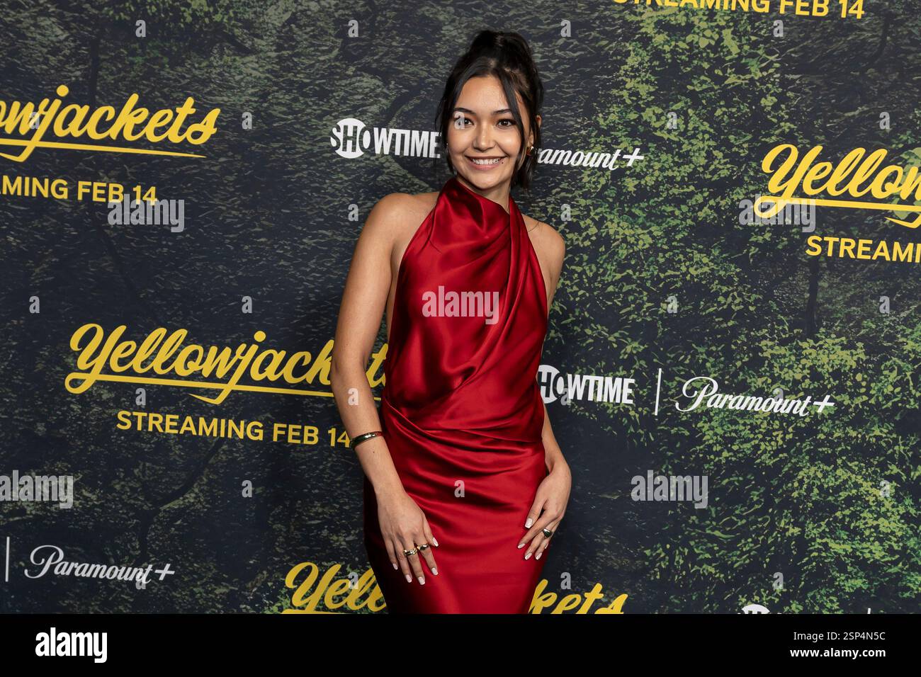 Los Angeles, USA. 13th Feb, 2025. Alexa Barajas attends the arrivals of ...