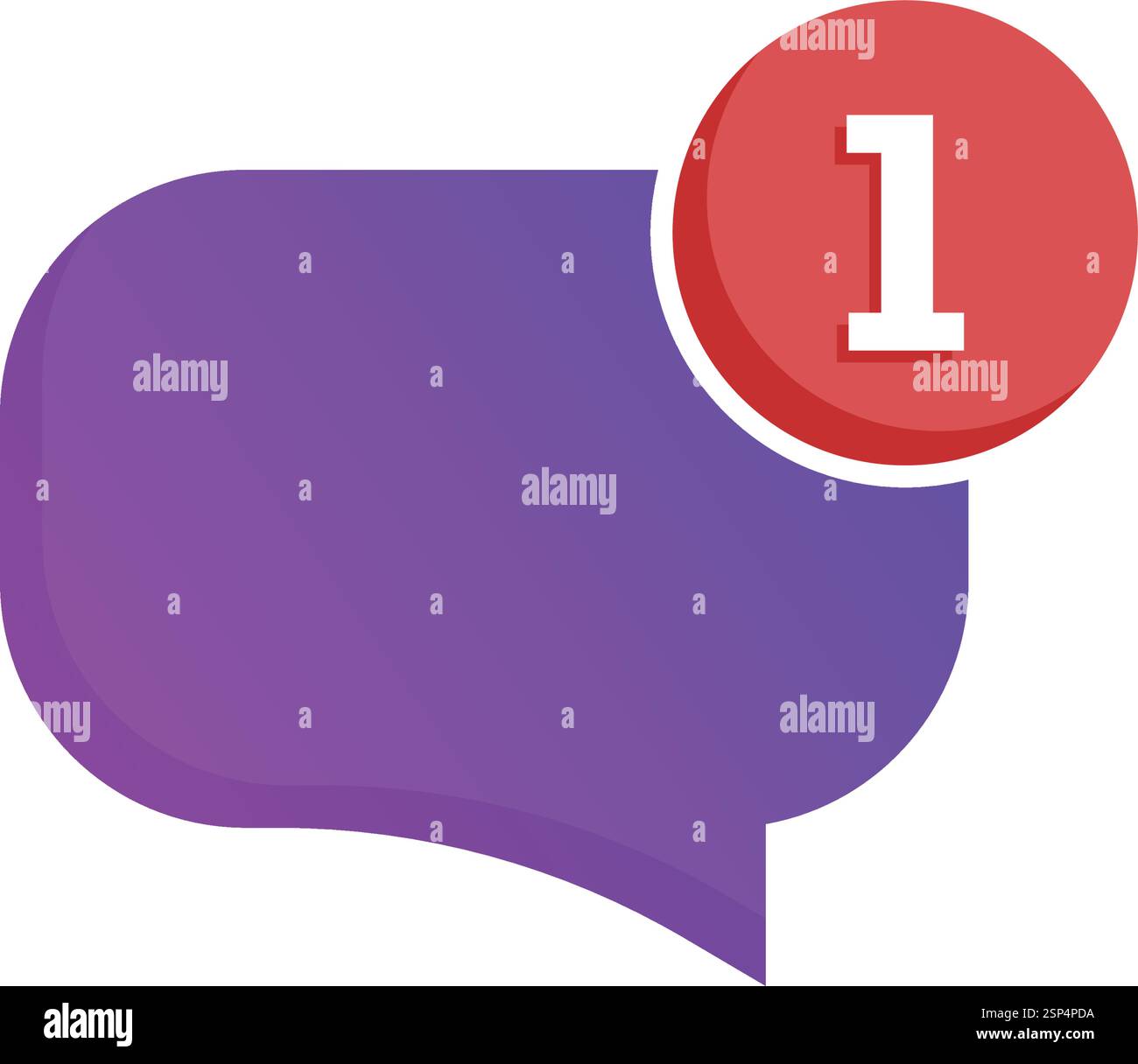 New message icon in flat style. Incoming inbox email vector ...