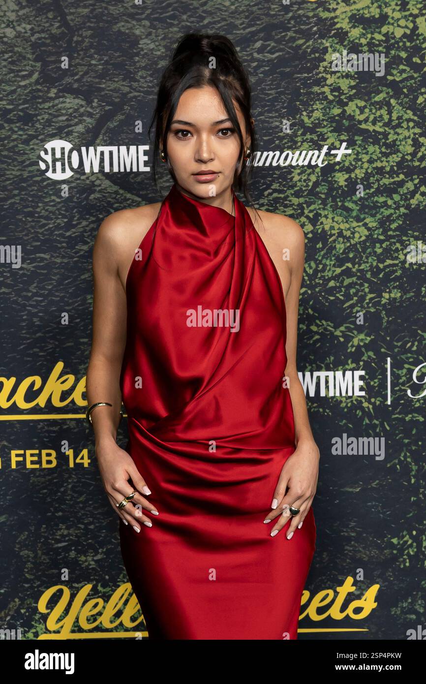 Los Angeles, USA. 13th Feb, 2025. Alexa Barajas attends the arrivals of ...