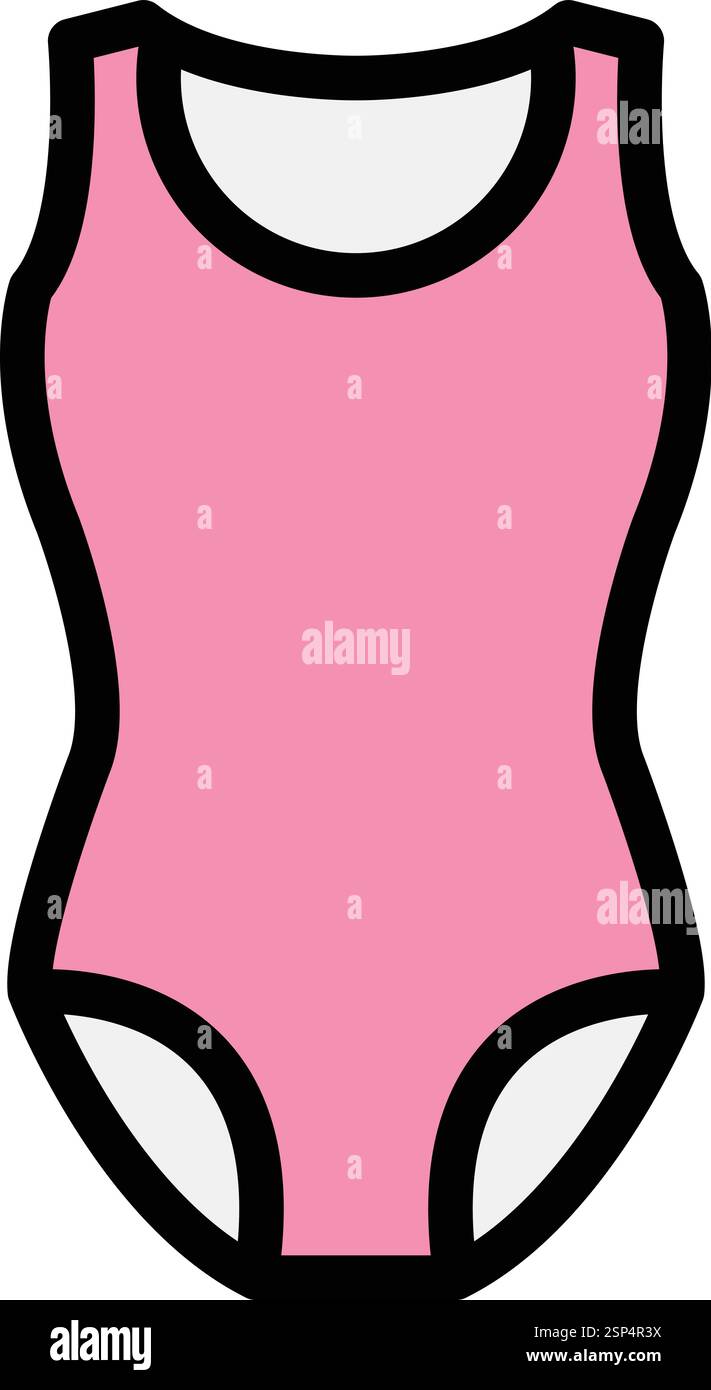 Swim suit Vector Icon Design Illustration Stock Vector Image & Art - Alamy