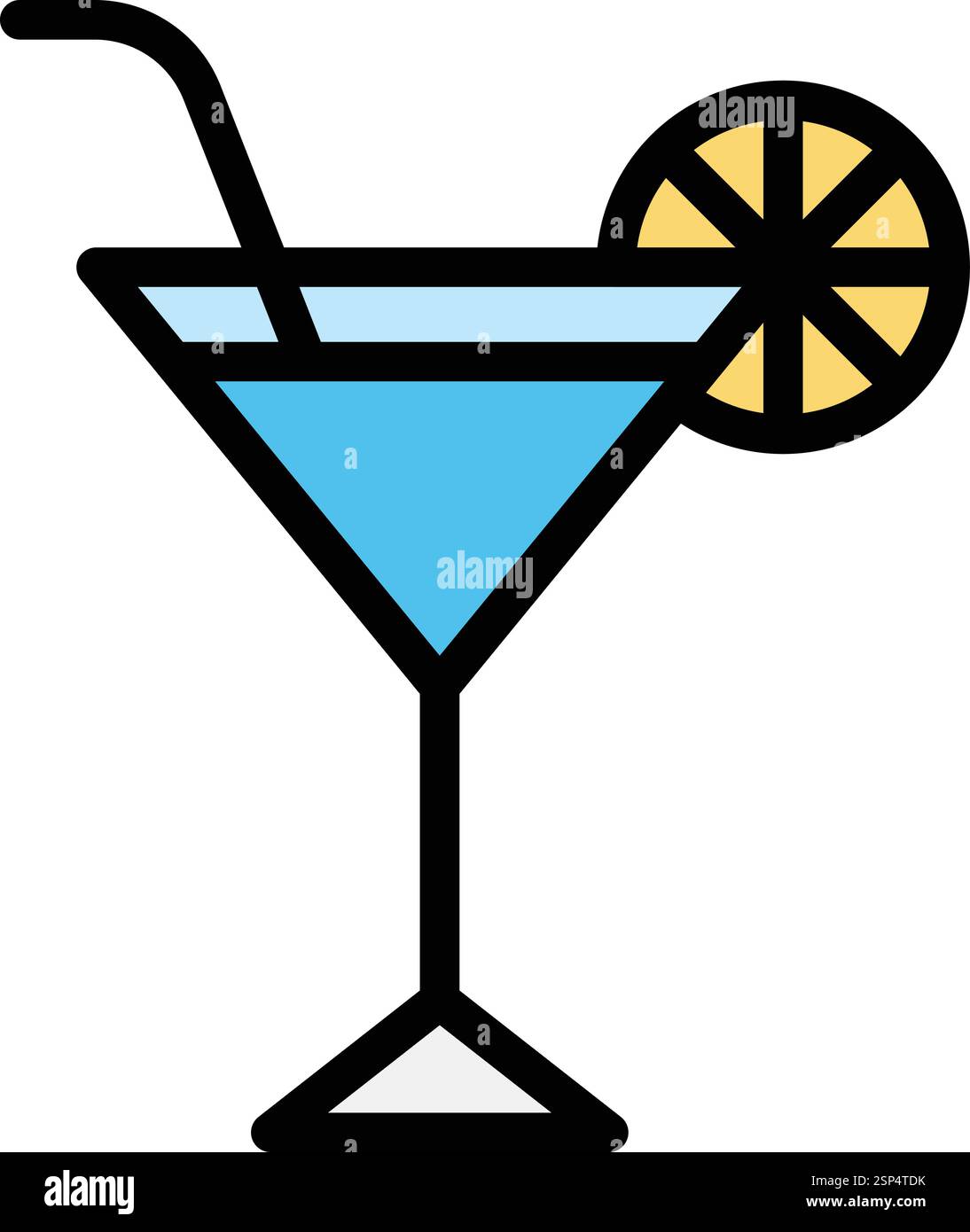 Martini cocktail vector vectors Cut Out Stock Images & Pictures - Alamy