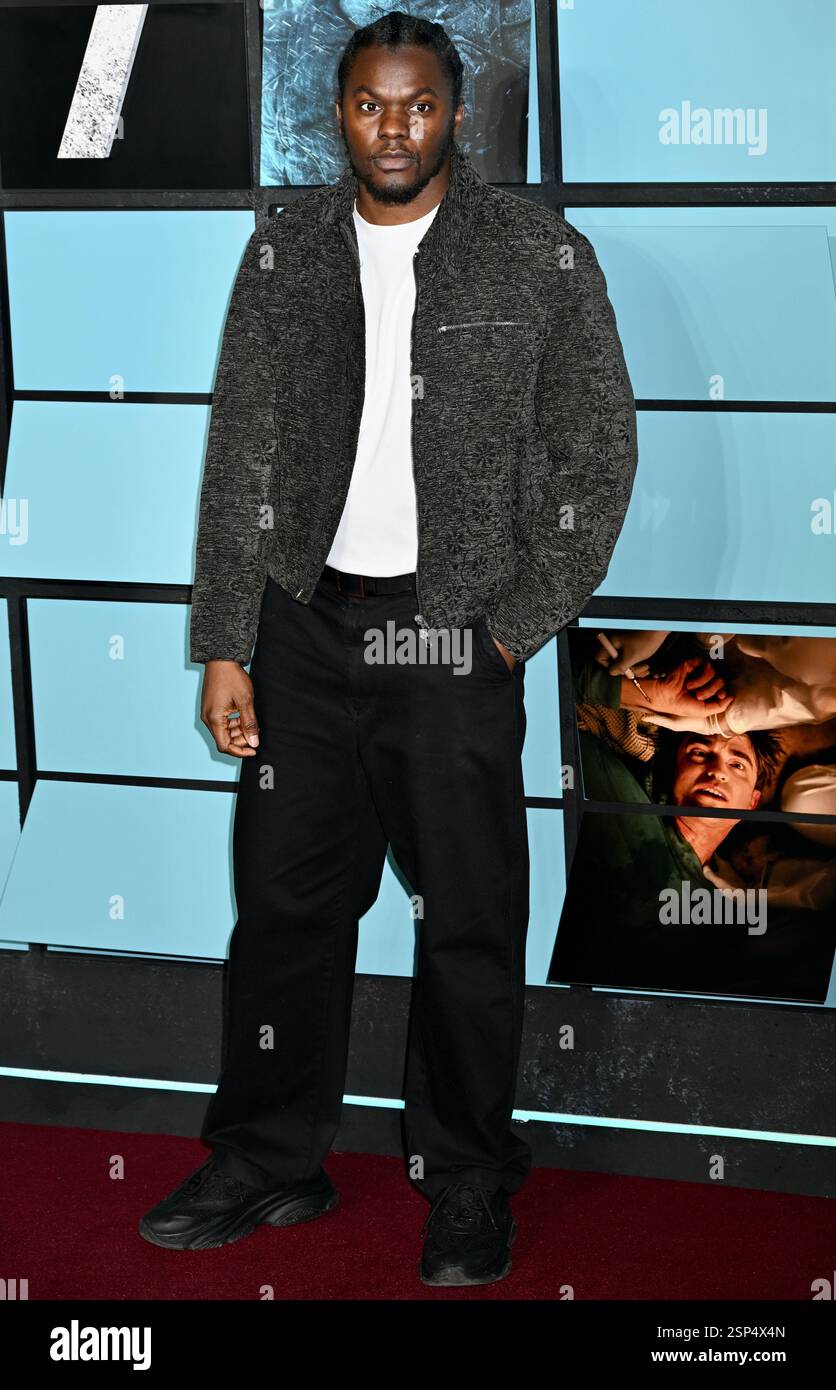 Michael Adeyeye. Mickey 17 World Premiere, Cineworld Leicester Square, London, UK Stock Photo ...