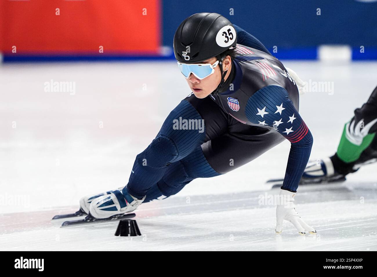 MILAN, ITALY - FEBRUARY 14: Andrew Heo of United States during the ISU ...