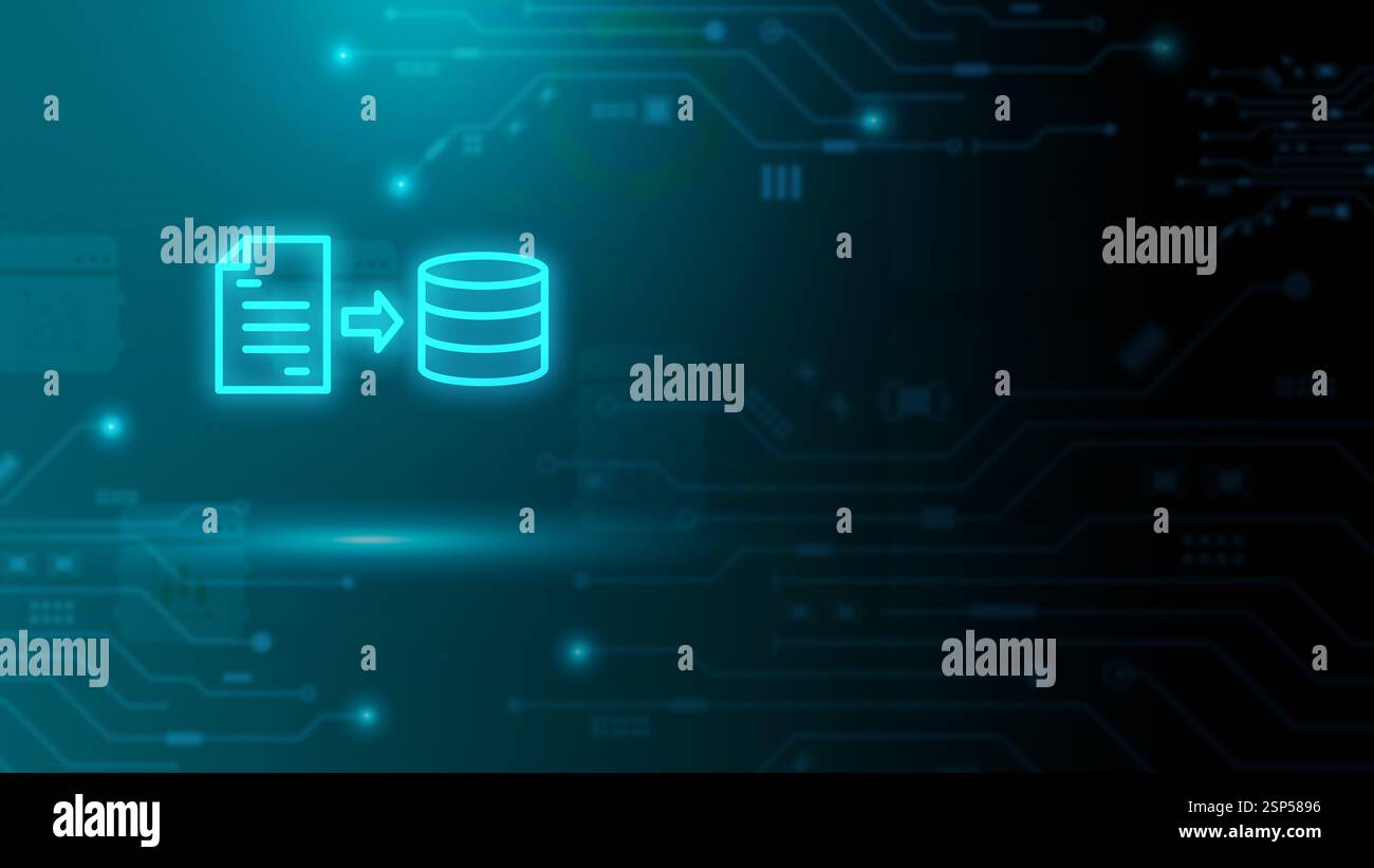 Digital data storage technology document management system on servers ...