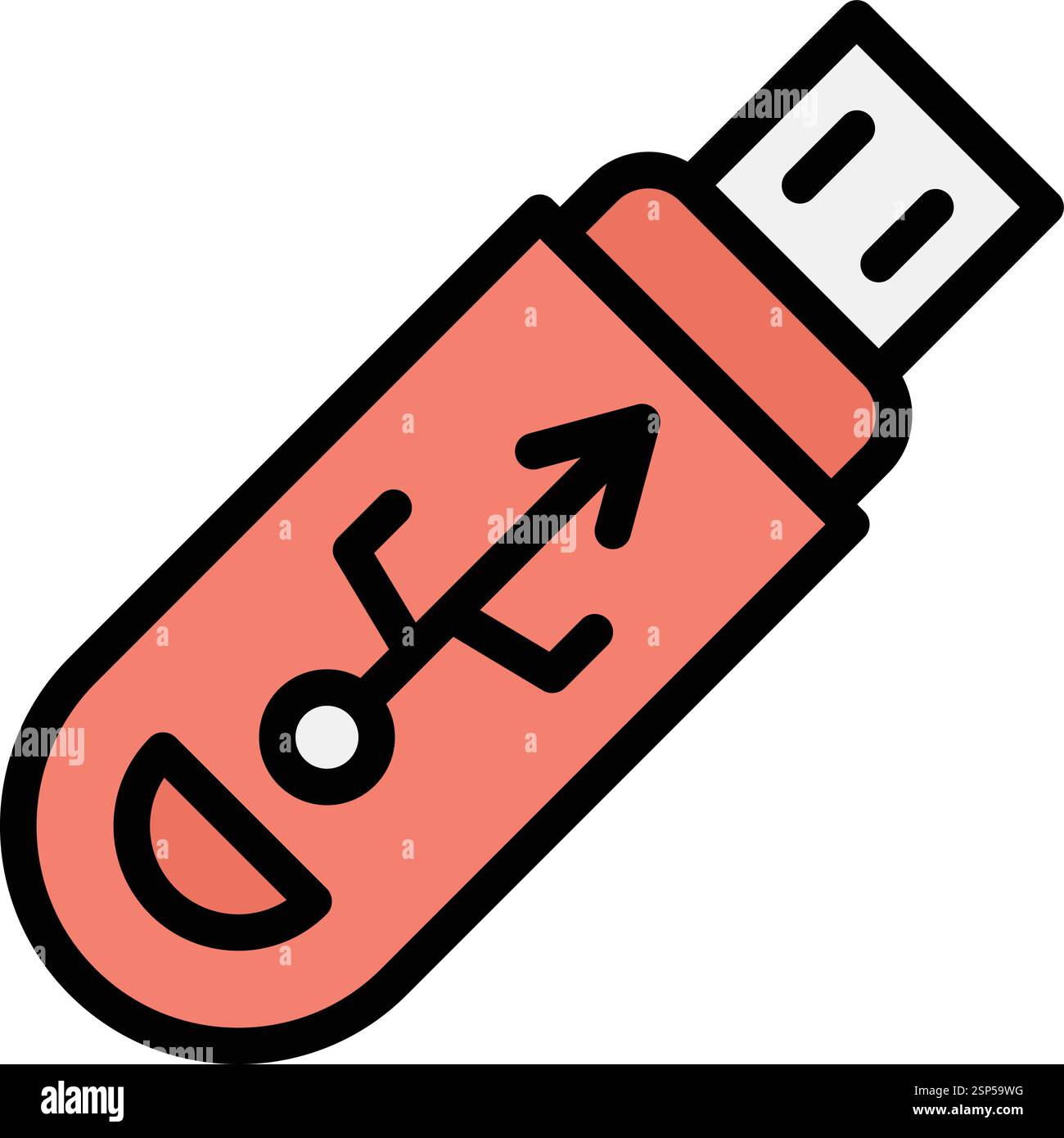 Pendrive Vector Icon Design Illustration Stock Vector Image & Art - Alamy