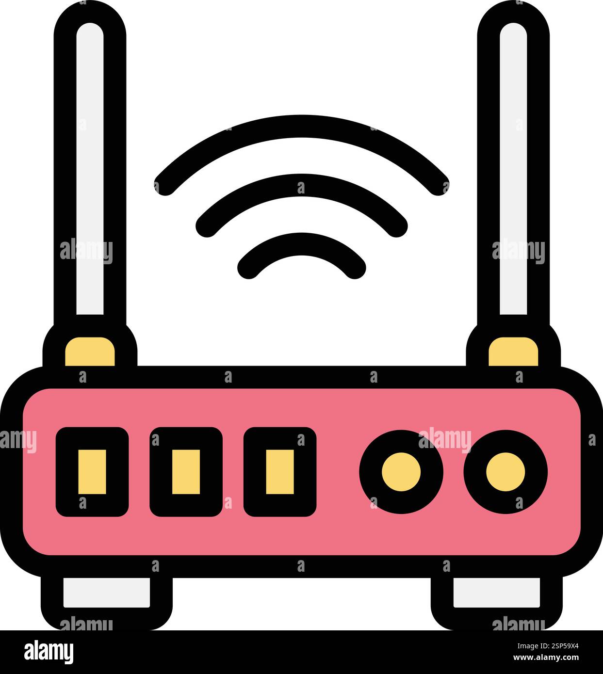 Modem vector vectors hi-res stock photography and images - Alamy