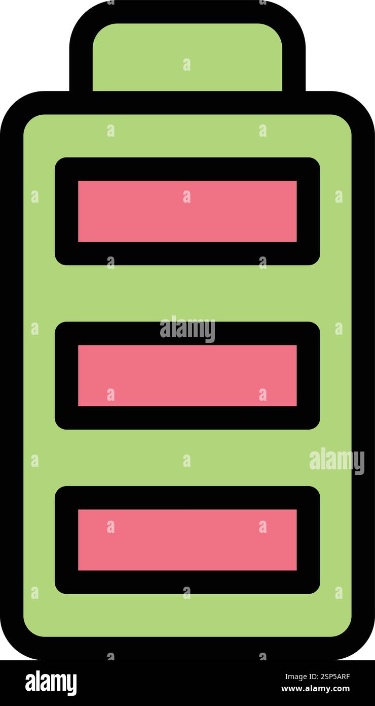 Battery 1 vector vectors Stock Vector Images - Alamy