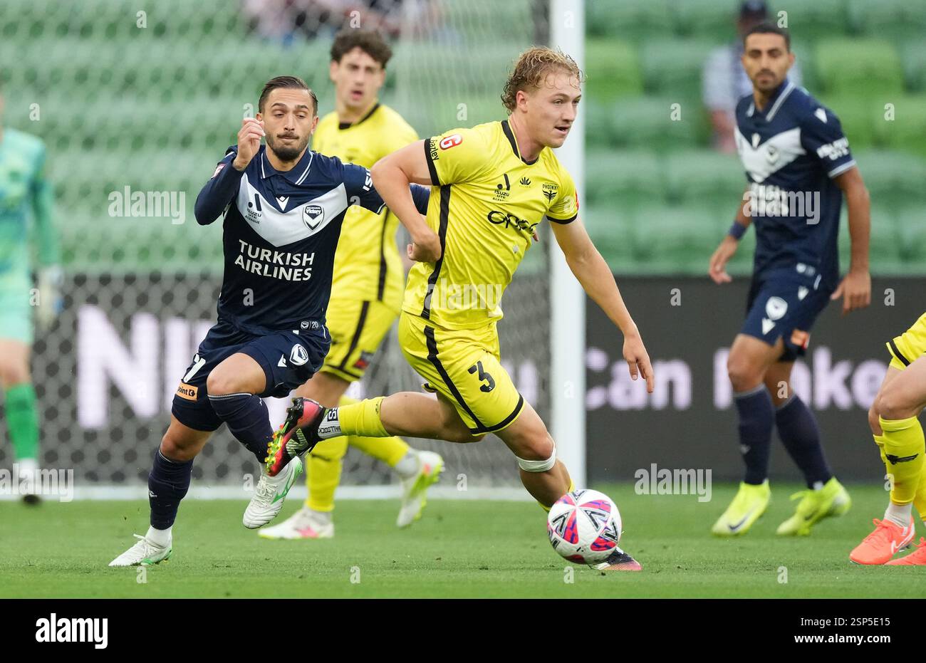 Melbourne, Australia. 14th Feb, 2025. Corban Piper of the Phoenix ...