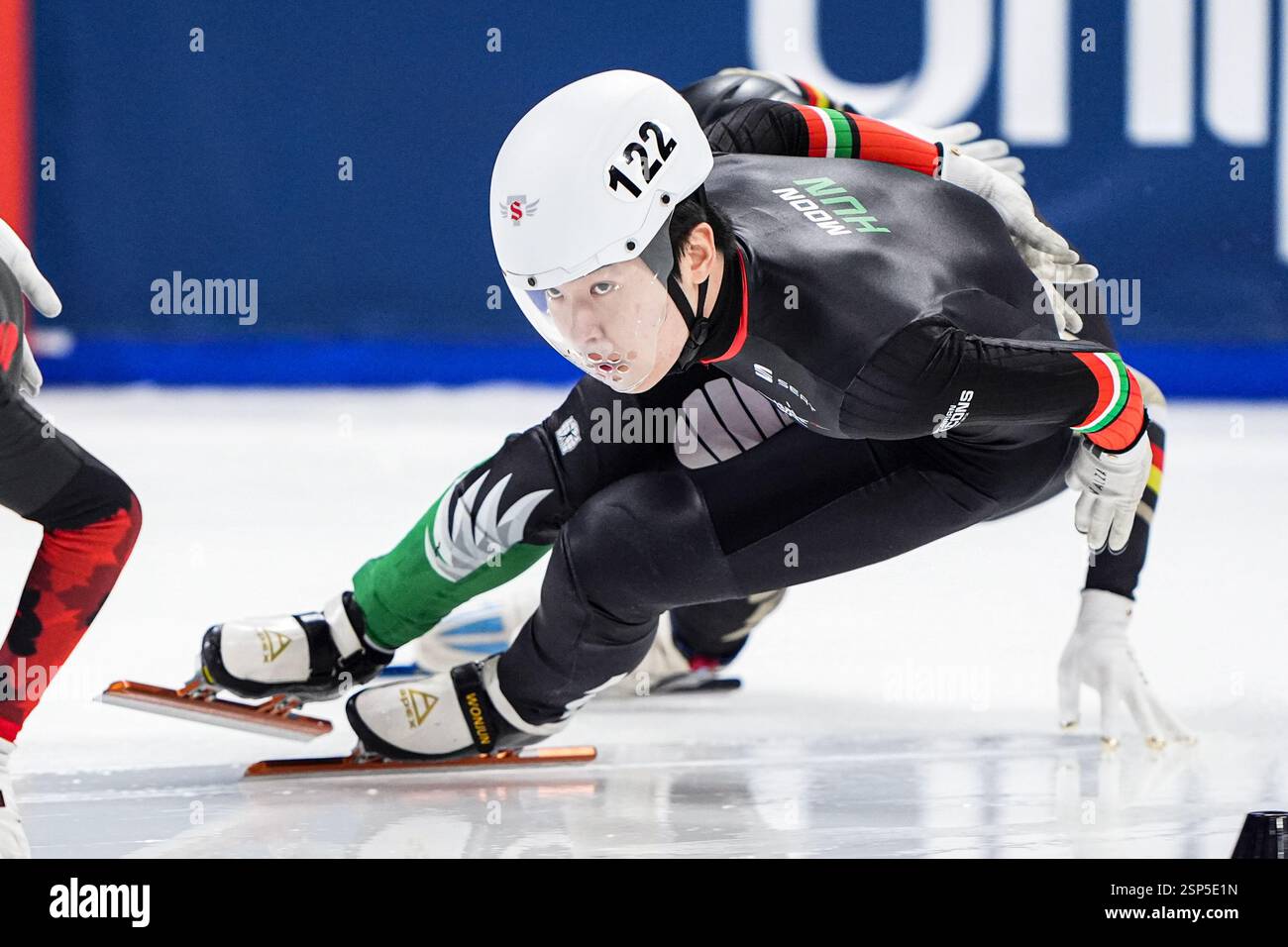 MILAN, ITALY - FEBRUARY 14: Wonjun Moon of Hungary during the ISU World Tour Final 2024-2025 at ...