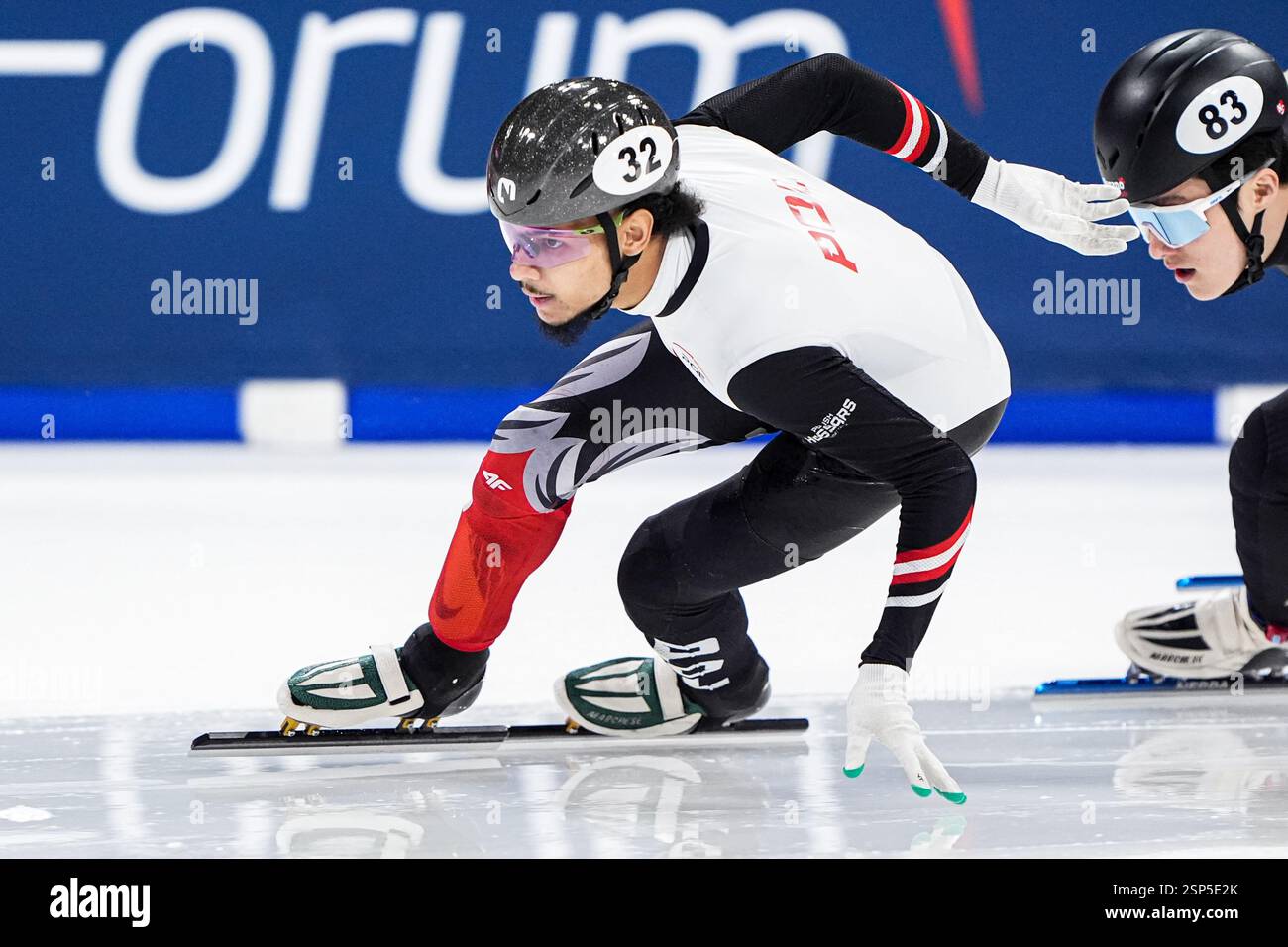 MILAN, ITALY - FEBRUARY 14: Diane Sellier of Poland during the ISU ...
