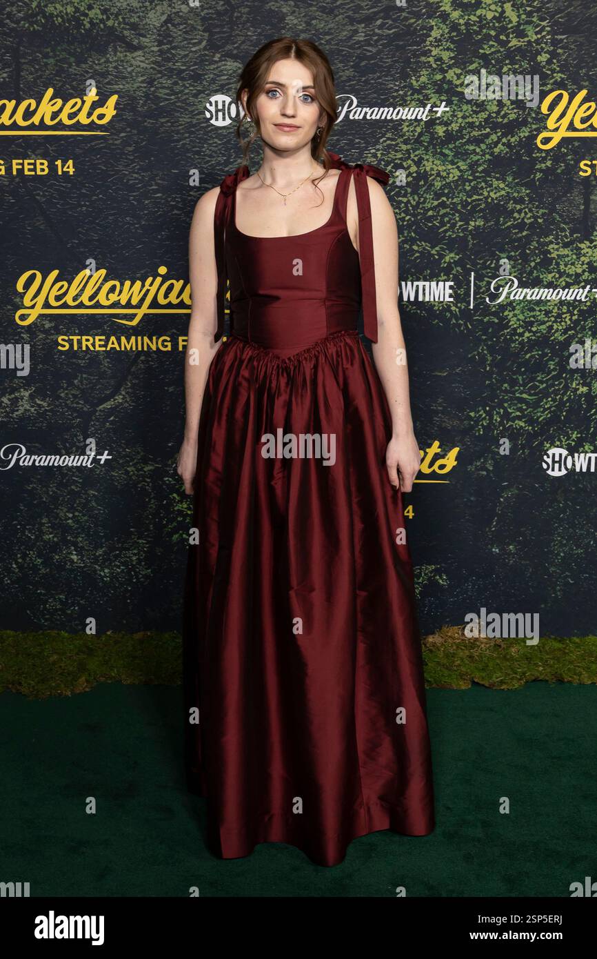 Los Angeles, USA. 13th Feb, 2025. Jenna Burgess attends the arrivals of ...