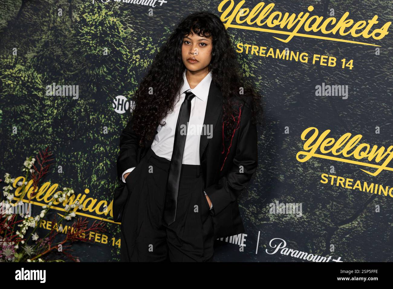 Los Angeles, USA. 13th Feb, 2025. Nuha Jes Izman attends the arrivals of the global premiere of ...