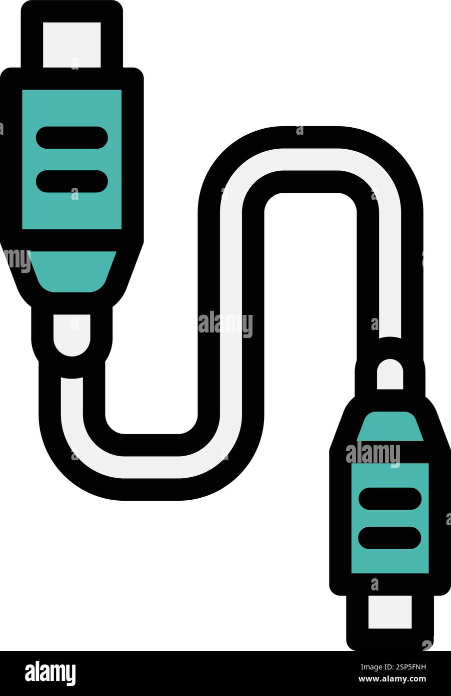 Cable Vector Icon Design Illustration Stock Vector Image & Art - Alamy