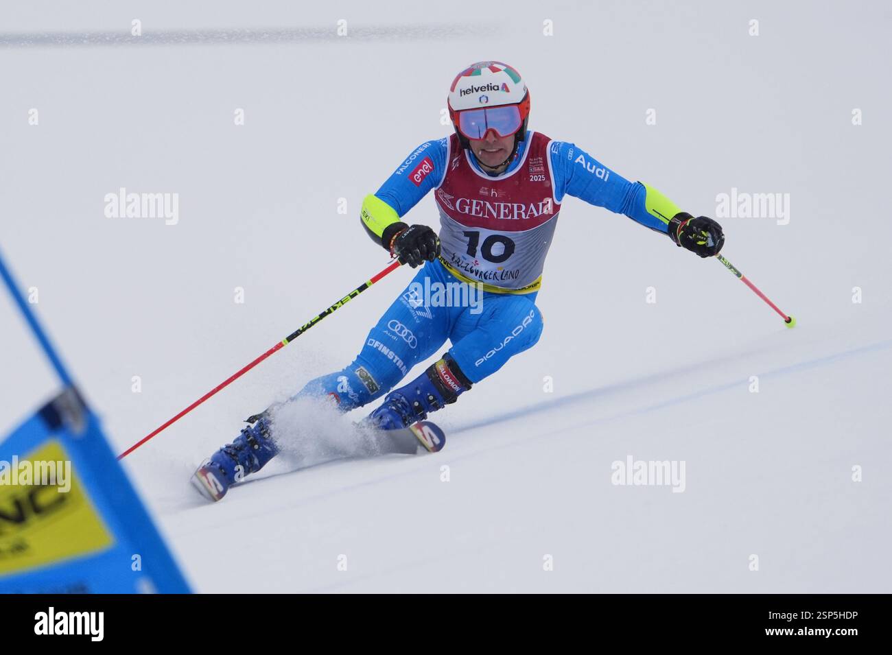 Italy's Luca De Aliprandini competes in a men's giant slalom, at the ...