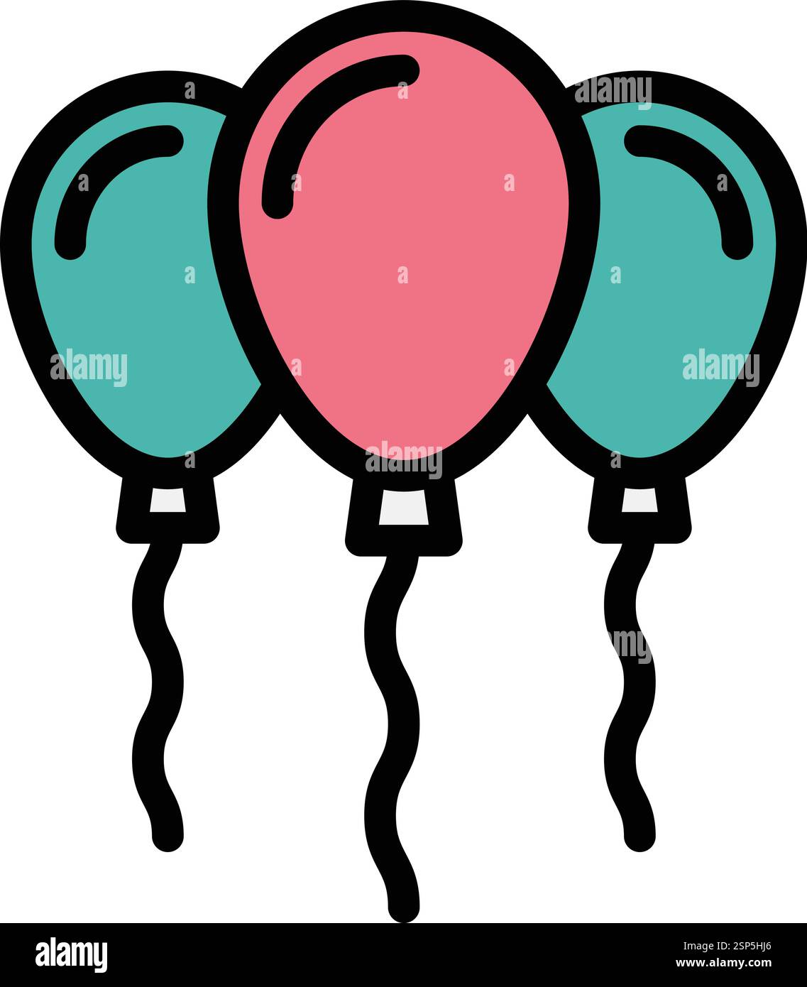 Minimal balloons Cut Out Stock Images & Pictures - Alamy