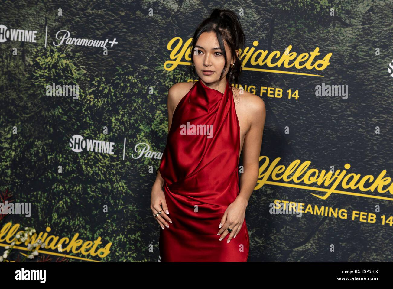Los Angeles, USA. 13th Feb, 2025. Alexa Barajas attends the arrivals of ...