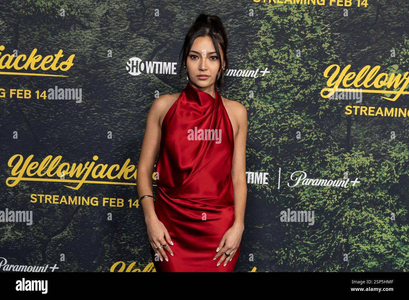 Los Angeles, USA. 13th Feb, 2025. Alexa Barajas attends the arrivals of ...