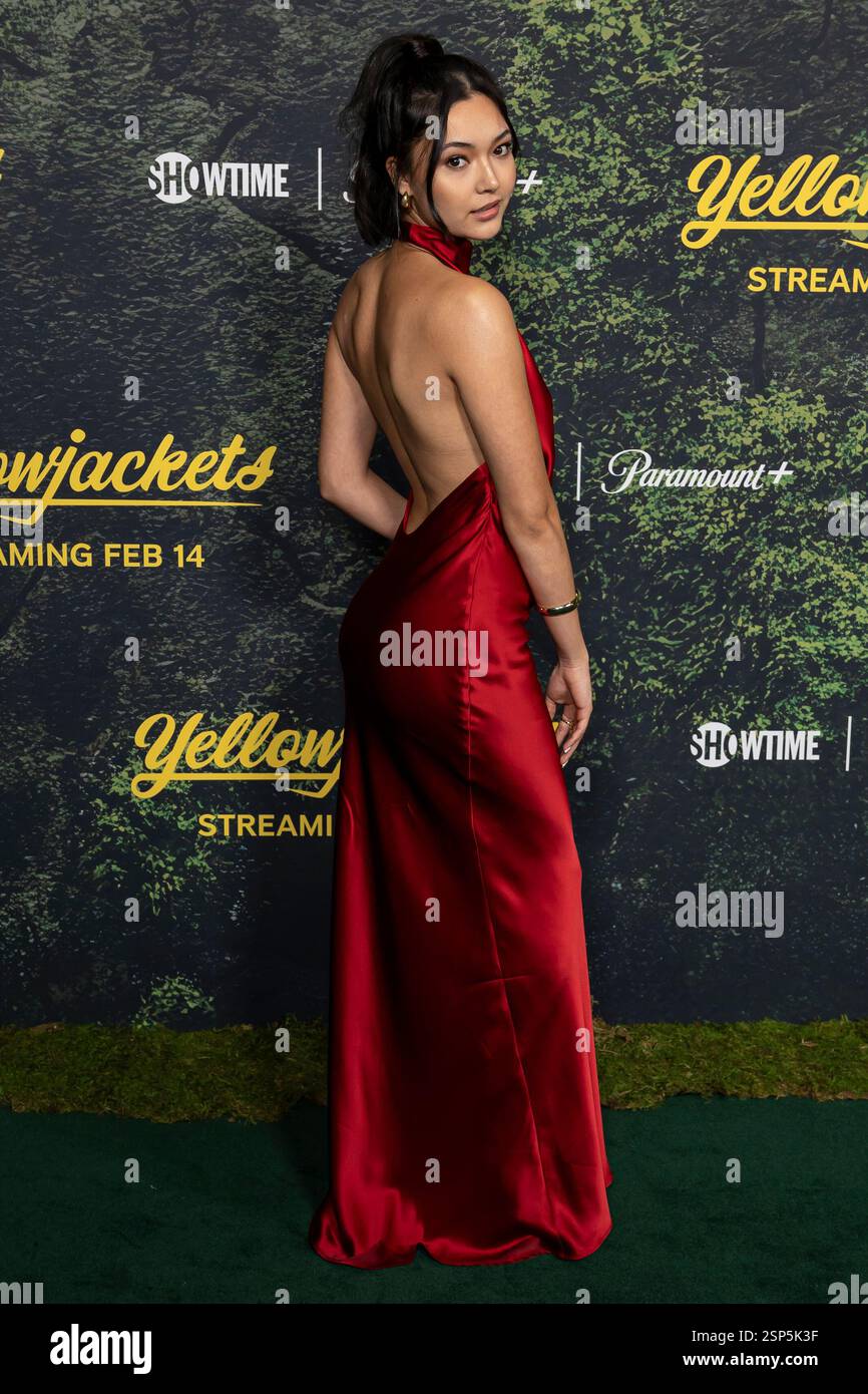 Los Angeles, USA. 13th Feb, 2025. Alexa Barajas attends the arrivals of ...