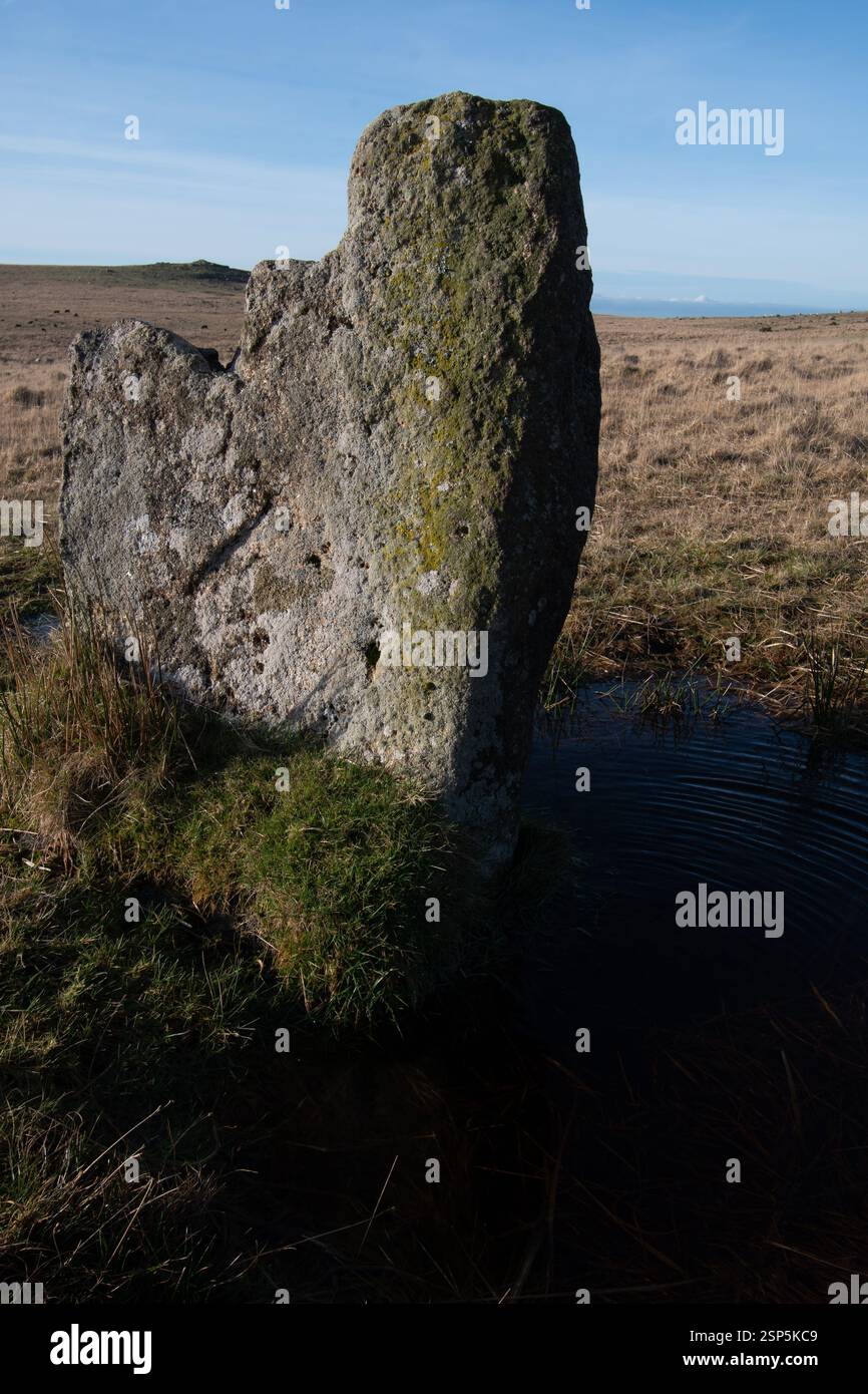 Fernacre Stone Circle Bodmin Moor Cornwall Stock Photo - Alamy